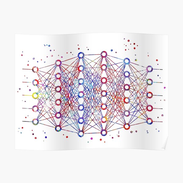 "Deep neural network, neural network, watercolor deep neural network ...