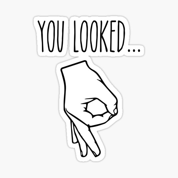 "The Circle Game - You Looked..." Sticker for Sale by psf130 | Redbubble