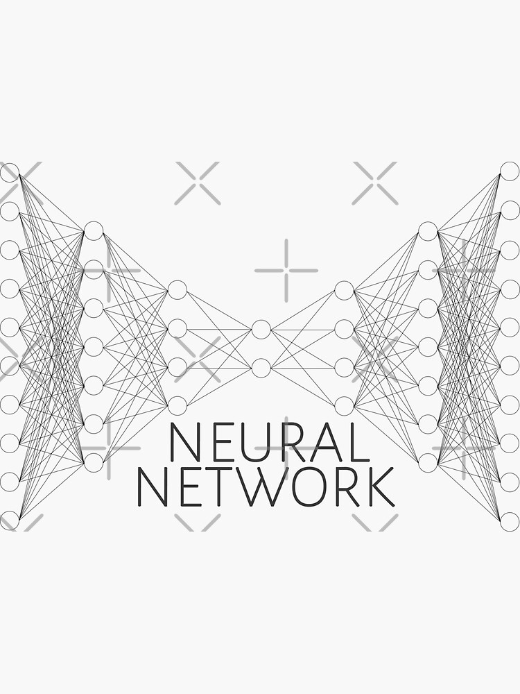 "neural network" Sticker for Sale by FunnyGrief | Redbubble