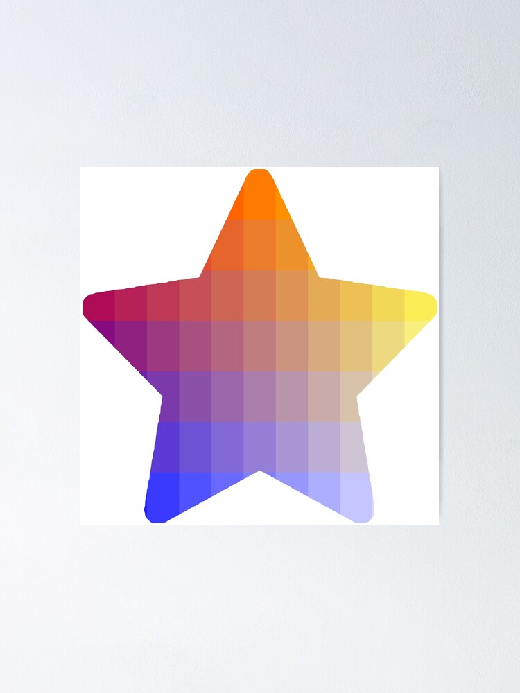 "Star - Primary" Poster for Sale by child-of-somnus | Redbubble