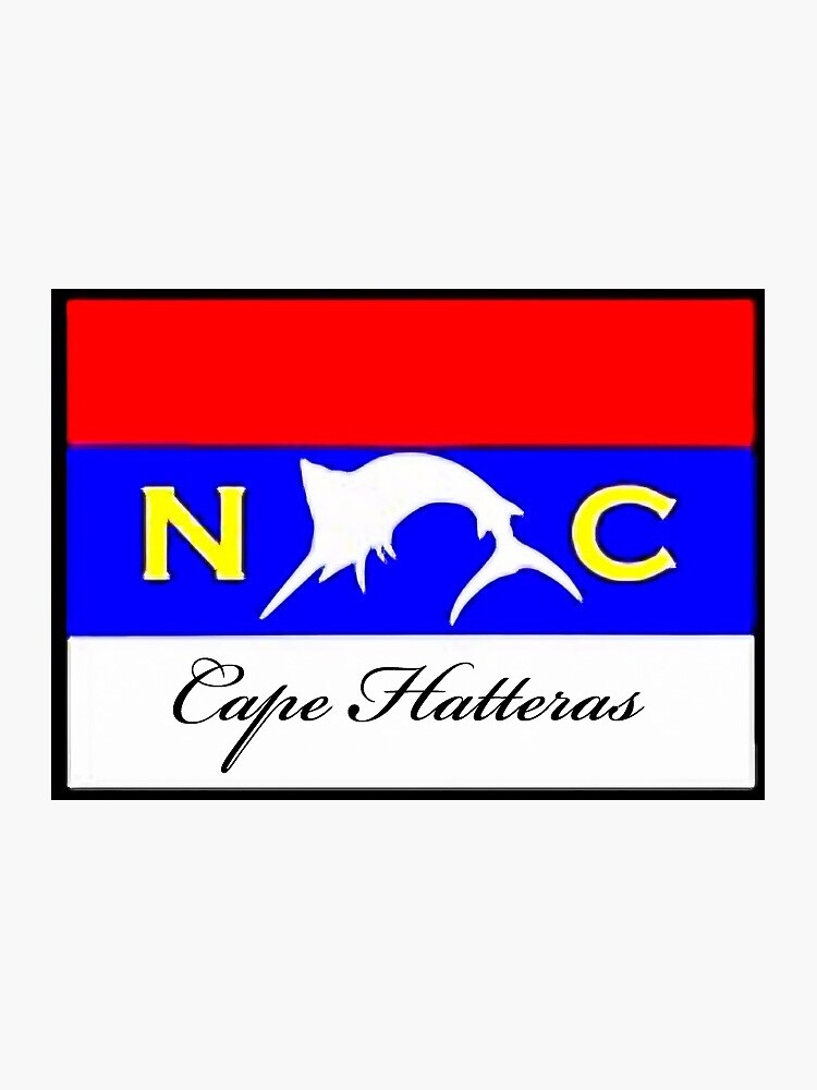 "Cape Hatteras NC" Sticker for Sale by barryknauff | Redbubble