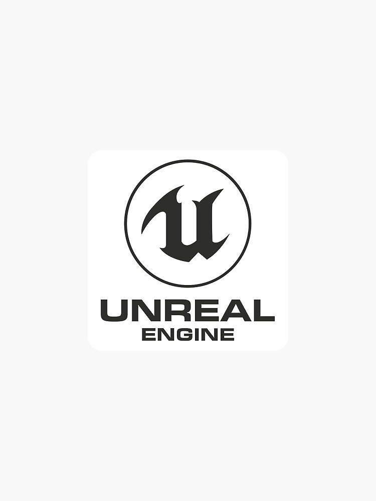 "Unreal Engine" Sticker for Sale by kahrazie | Redbubble