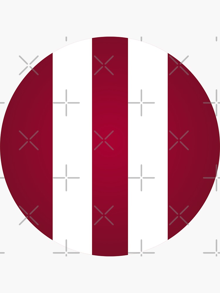 "Hoosier Stripe" Sticker for Sale by BenineDesign | Redbubble