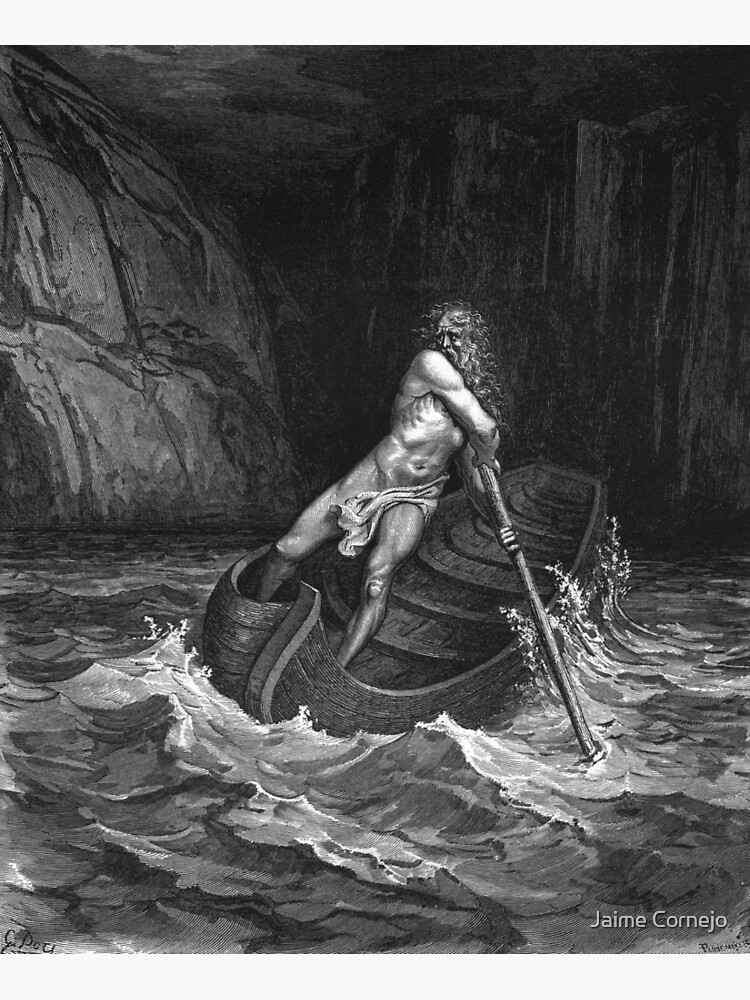 "CHARON and THE RIVER ACHERON" Art Print for Sale by Yago | Redbubble