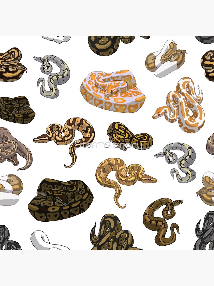 Ball Python Morph Snake Pattern Bag