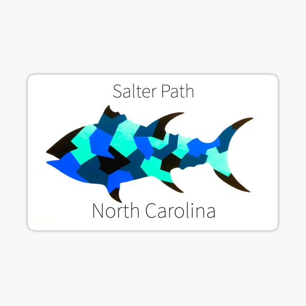 "Salter Path NC" Sticker for Sale by barryknauff | Redbubble