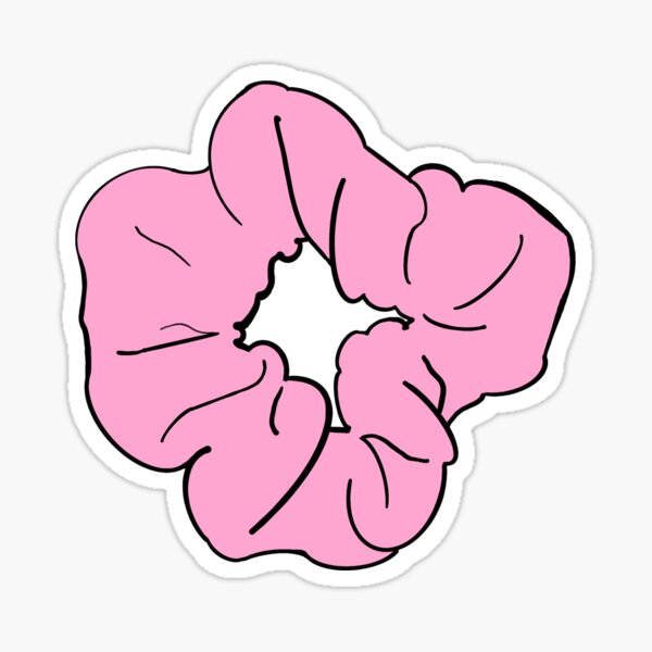 "Scrunchie" Sticker for Sale by Elizabeth Young | Redbubble