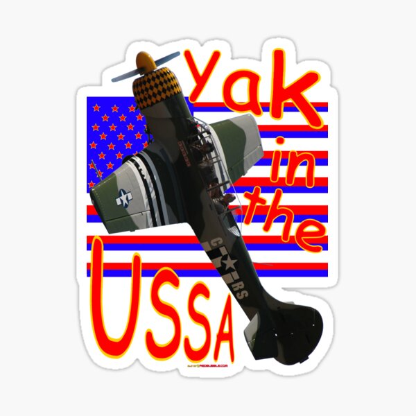 "Yak In The USSA Design 2" Sticker for Sale by muz2142 | Redbubble