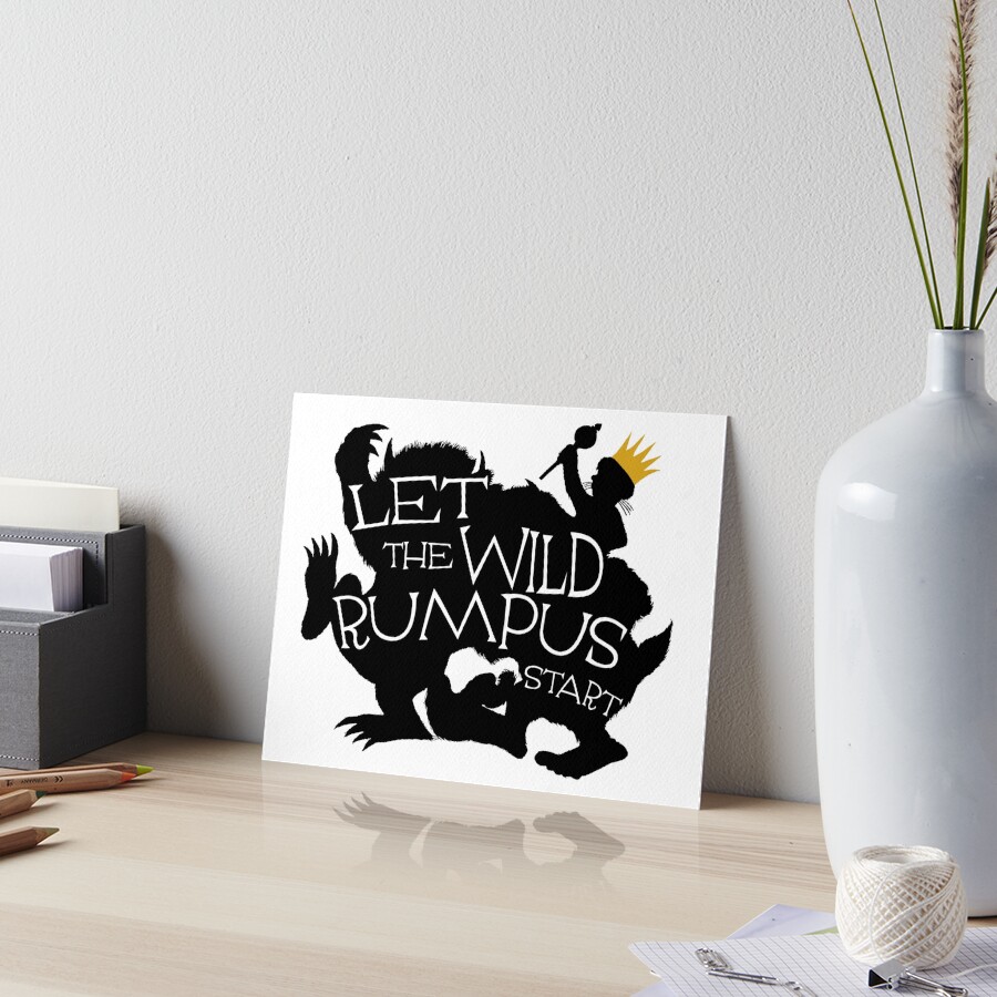 "Where The Wild Things Are - Let the Wild Rumpus Start - Gold Crown ...