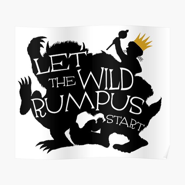 "Where The Wild Things Are - Let the Wild Rumpus Start - Gold Crown ...