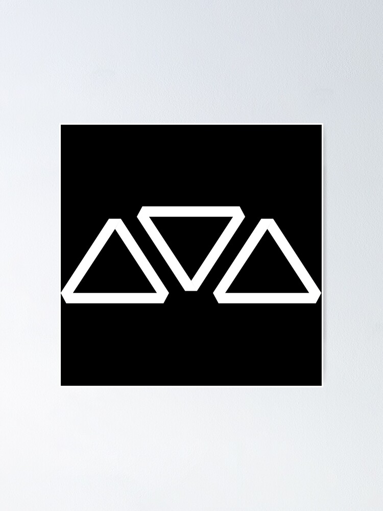 "Anthem Triangle Logo | Anthem Game | Clean White Logo" Poster for Sale ...