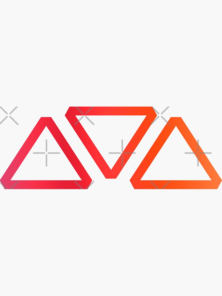 "Anthem Triangle Logo | Anthem Game | Clean Color Logo" Sticker for ...