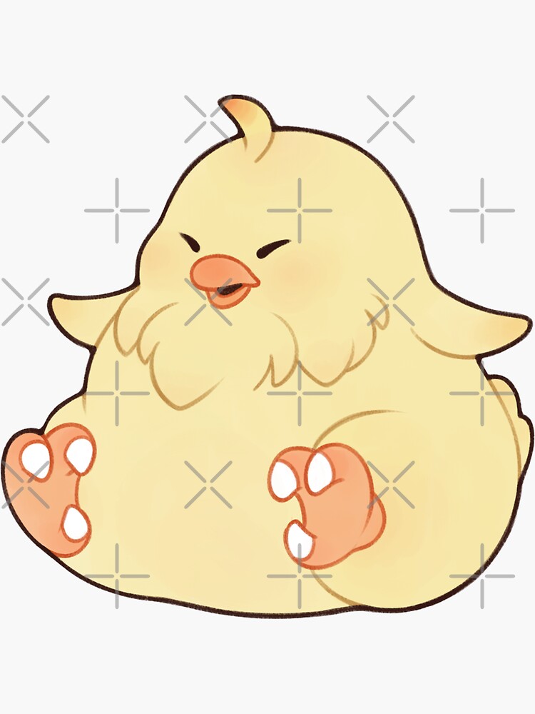 "Heavy Hatchling" Sticker for Sale by tetrablock | Redbubble