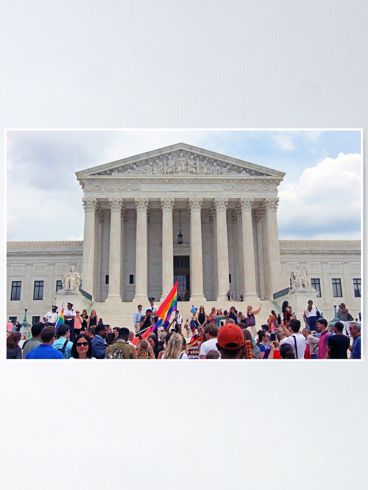 People At The Supreme Court The Day Same Sex Marriage Became Legal In