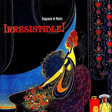 "MAVIS VIVAUDOU : Vintage Perfume Advertising Print" Essential T-Shirt ...