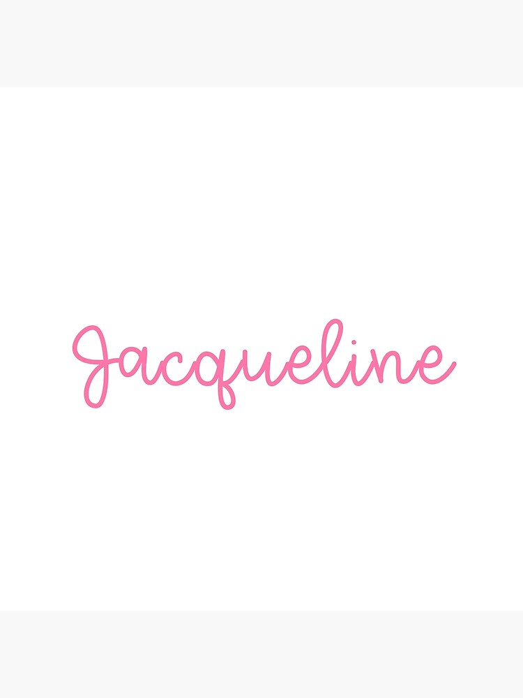 "Jacqueline" Poster by Jze76340 | Redbubble