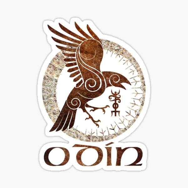 "Seal Of Odin" Sticker for Sale by FantasySkyArt | Redbubble