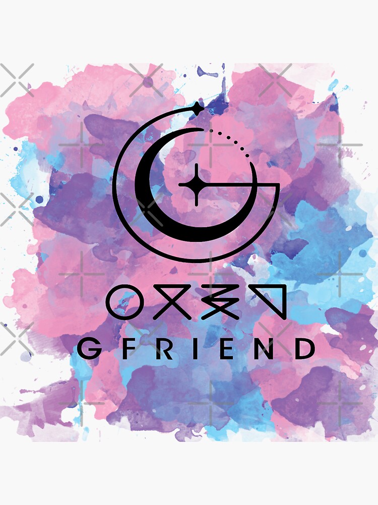 "GFriend logo Paint Splatter" Sticker for Sale by ArcticFire005 | Redbubble