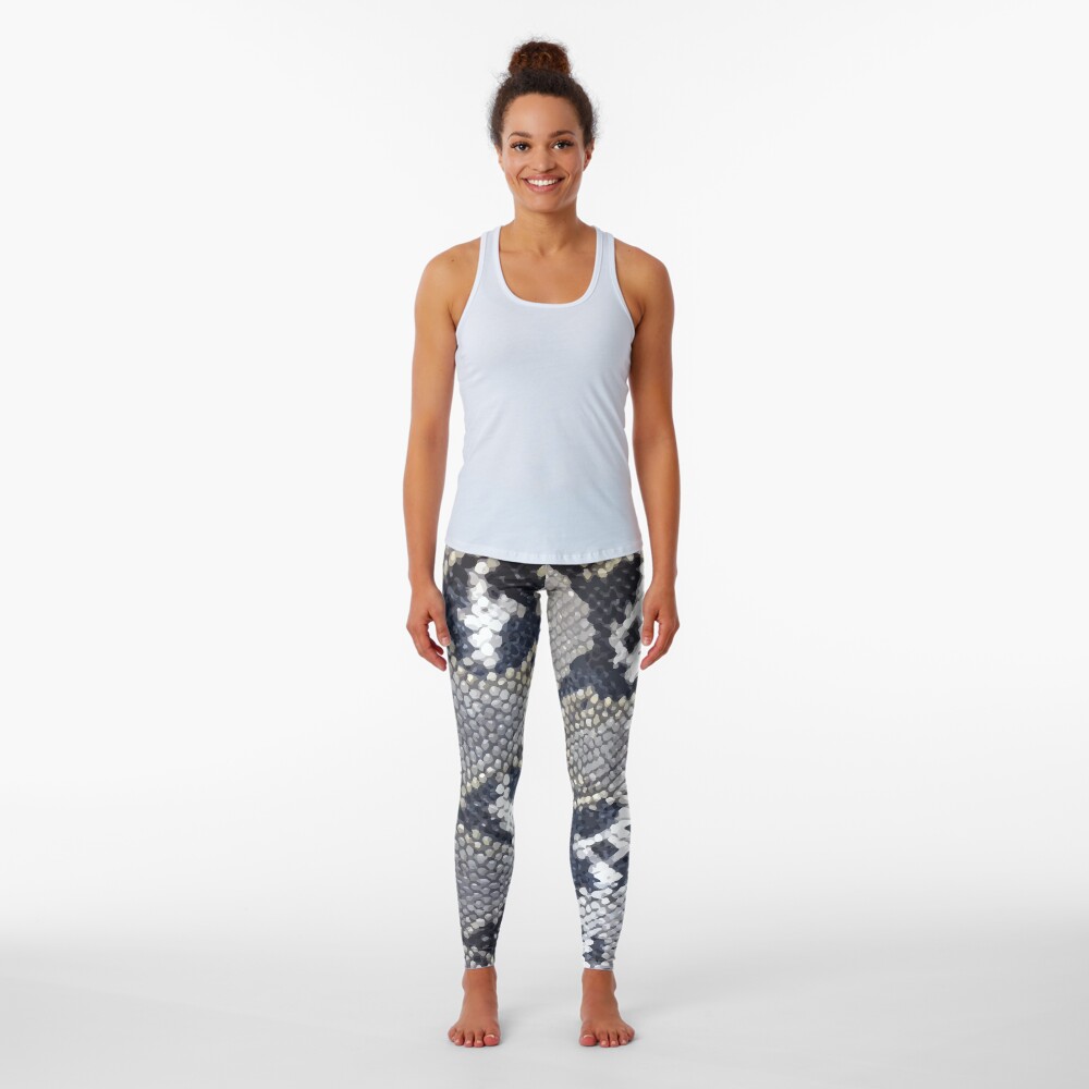 "Python snake skin texture design" Leggings for Sale by yopixart ...