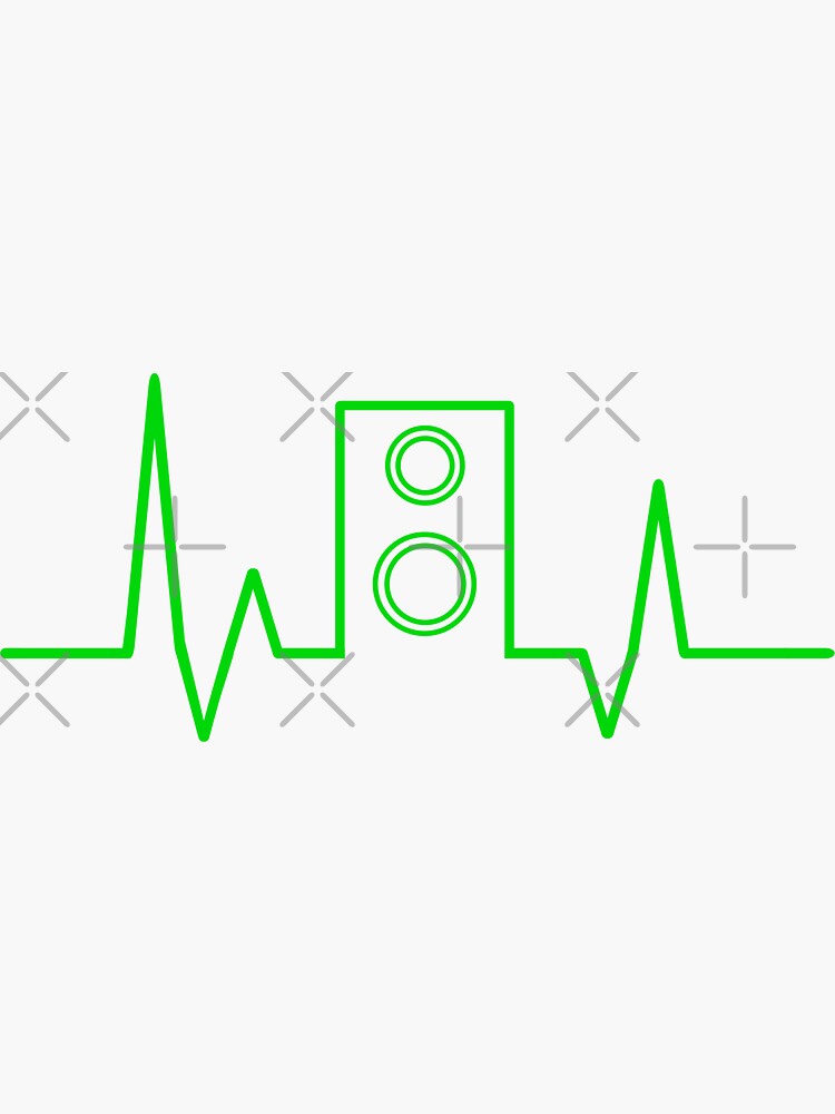 "Heart Beat" Sticker for Sale by MindGvmes | Redbubble