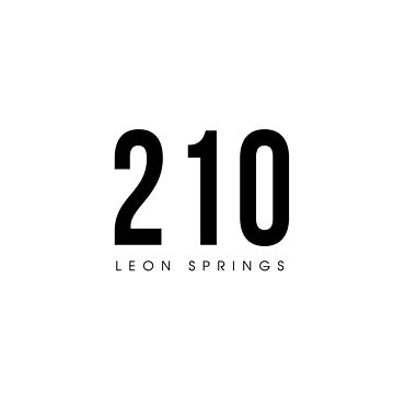 "Leon Springs, TX - 210 Area Code design" Sticker for Sale by ...