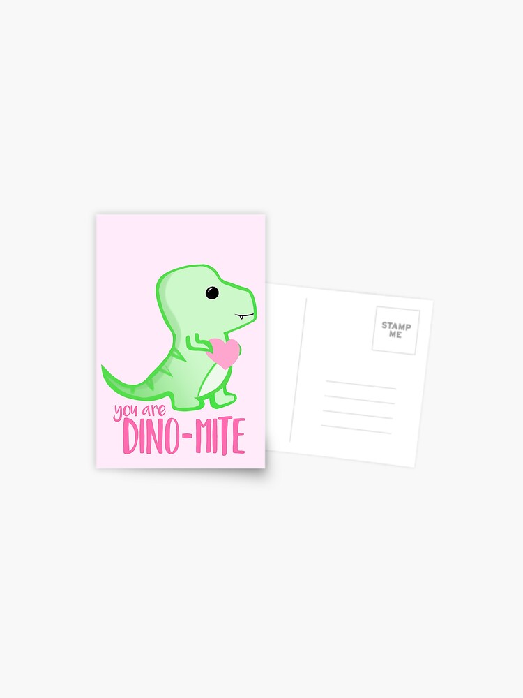 "You're DINO-mite! Dinosaur Pun - Valentines Pun - Anniversary Pun ...