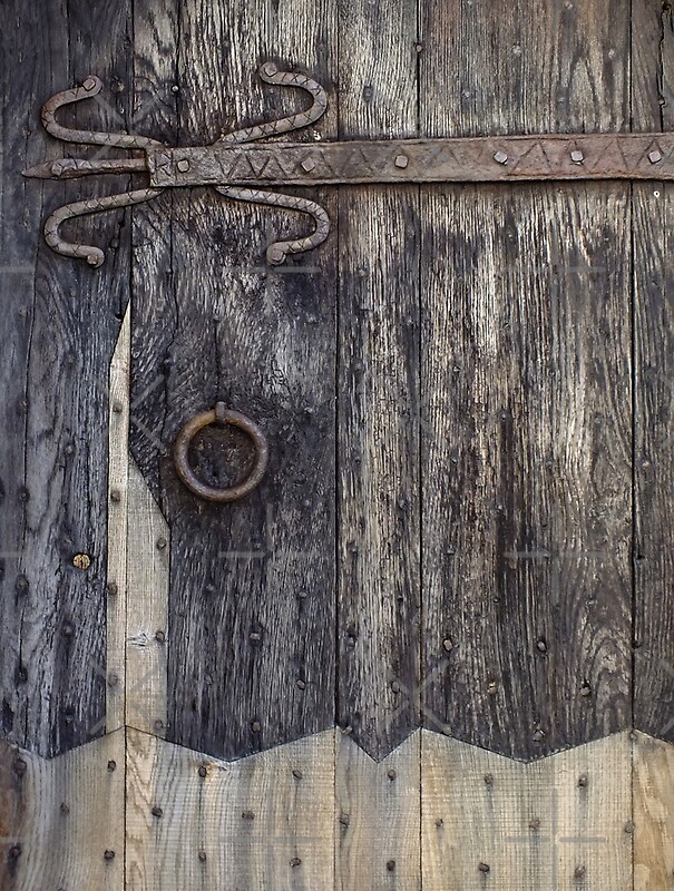 "Door with a Zig Zag Repair" by Yampimon | Redbubble