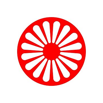 "gypsy flag symbol" Sticker for Sale by tony4urban | Redbubble