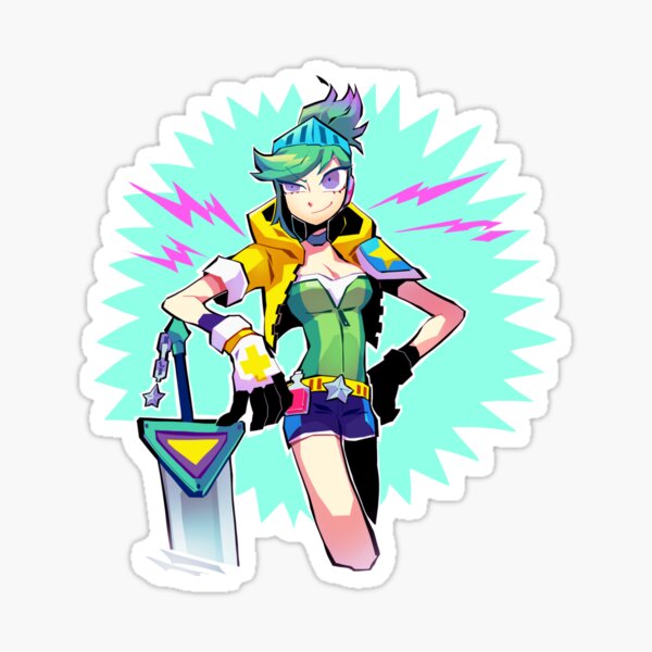 "Riven Arcade" Sticker for Sale by ArkaBzx | Redbubble