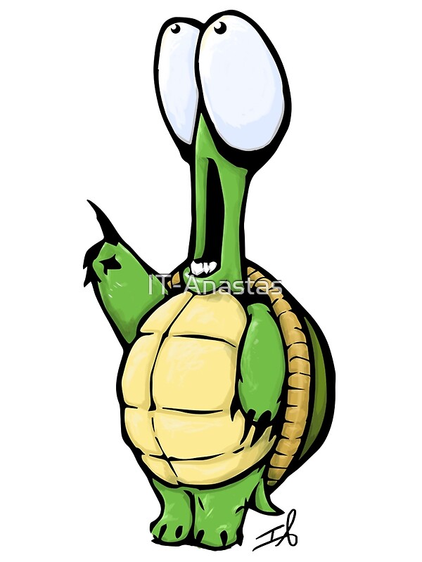 "Frightened Turtle" by IT-Anastas | Redbubble