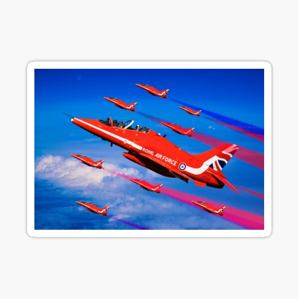 Raf Red Arrows Stickers | Redbubble