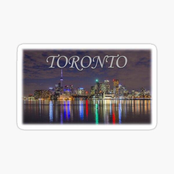 "CN Tower Skyline Toronto" Sticker for Sale by Pam069 | Redbubble