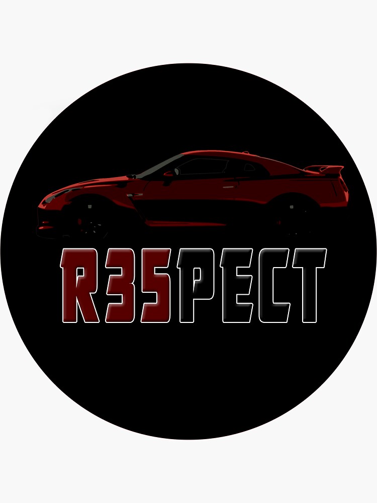 "R35PECT - Nissan GT-R R35 Design" Sticker for Sale by TucsokProd ...