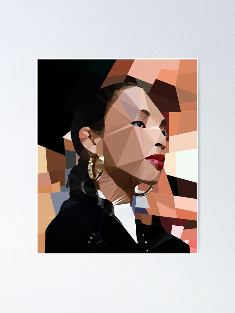 "Smooth operator - Low poly portrait" Poster for Sale by Studio-CFNW11 ...