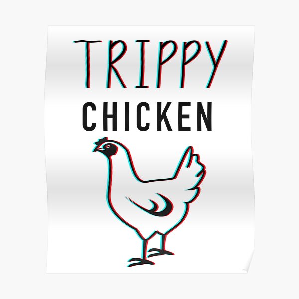 "Funny Trippy chicken Design for Animal Lovers, Space, 3d, Retro, 70s ...