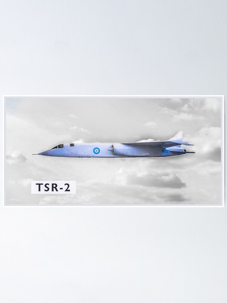 "TSR2 XR222 in flight (grey)" Poster for Sale by jonfun1 | Redbubble