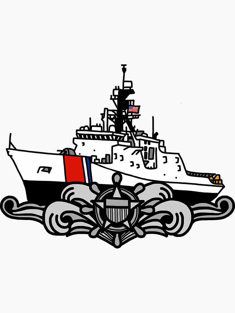 "Coast Guard NSC Cutterman " Sticker by AlwaysReadyCltv | Redbubble