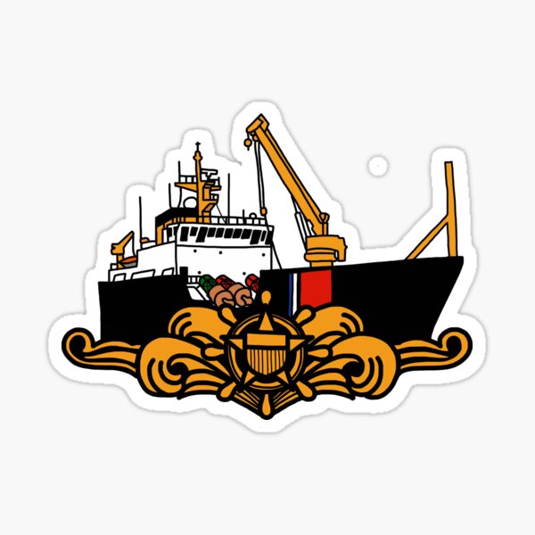 "Coast Guard Buoytender Cutterman - Officer " Sticker for Sale by ...