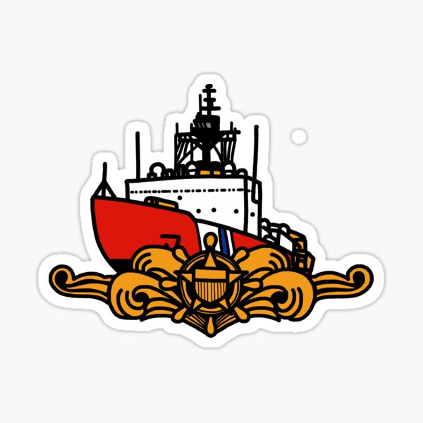 "Coast Guard Polar Cutterman - Officer " Sticker for Sale by ...