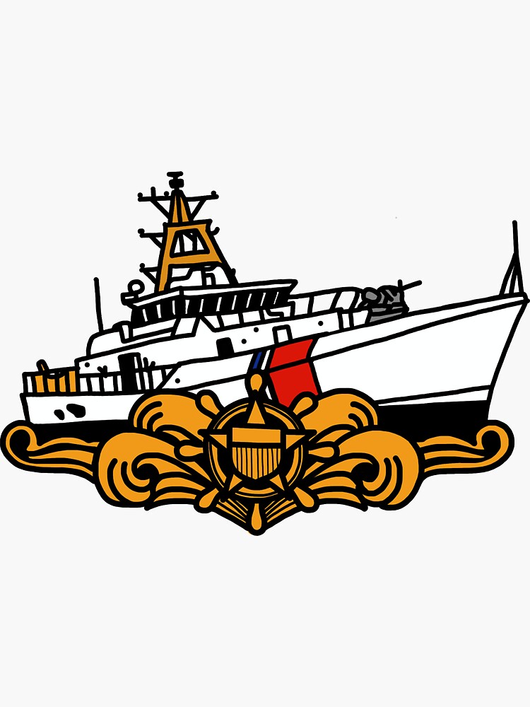 "Coast Guard FRC Cutterman - Officer " Sticker for Sale by ...