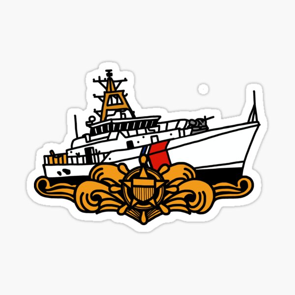 "Coast Guard FRC Cutterman - Officer " Sticker by AlwaysReadyCltv ...
