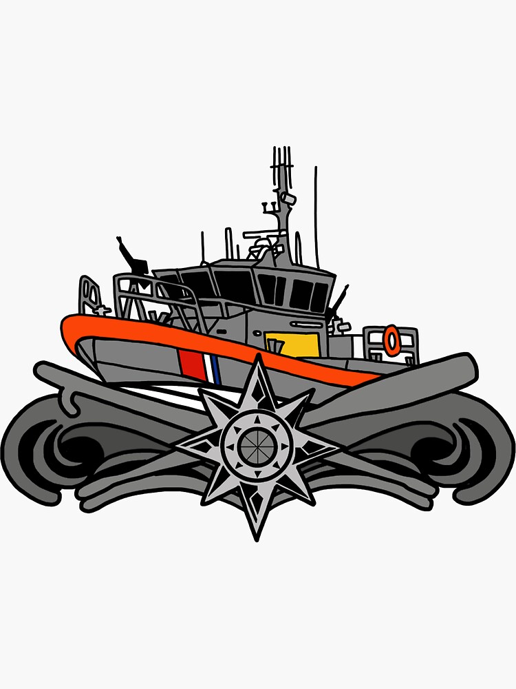 "Boat Forces Insignia - 45 RB-M" Sticker for Sale by AlwaysReadyCltv ...