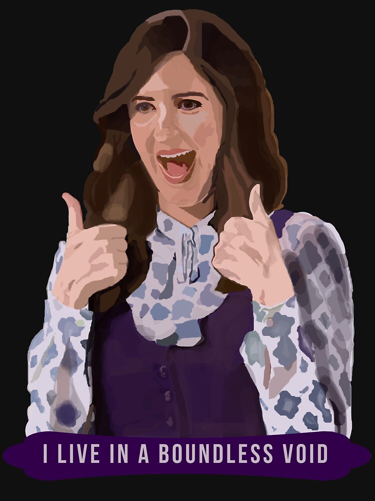 The Good Place Janet I Live In A Boundless Void T Shirt By Resmarted Redbubble Good Place