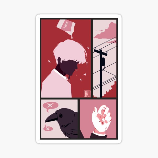 "mogami land" Sticker for Sale by cherriielle | Redbubble