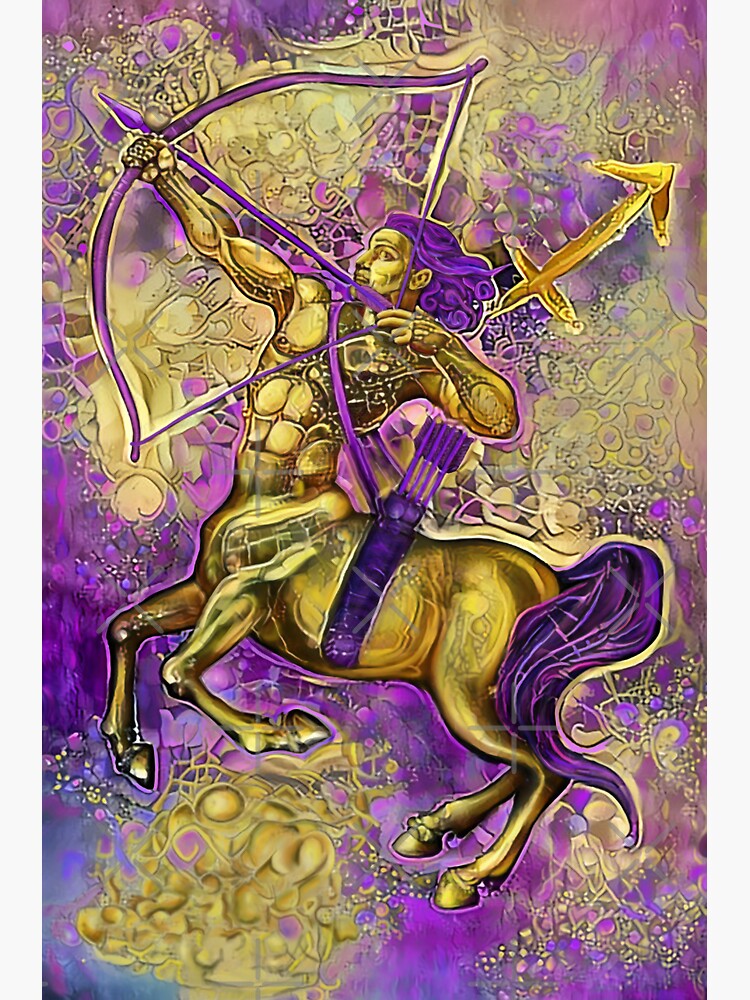 "Sagittarius - Zodiac" Sticker for Sale by Kestrelle | Redbubble