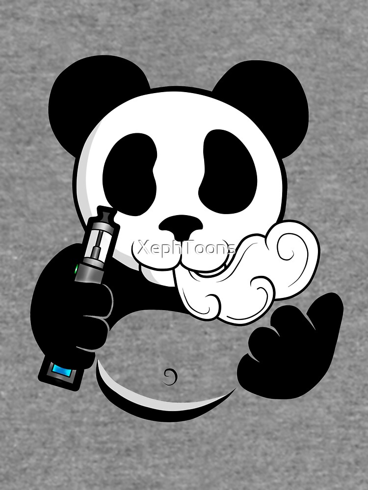 "Vape Panda " Lightweight Sweatshirt for Sale by XephToons | Redbubble