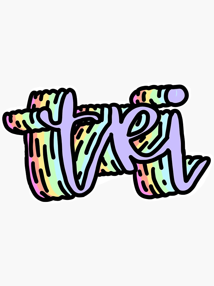 "Retro Tri" Sticker for Sale by elizabethdylan | Redbubble