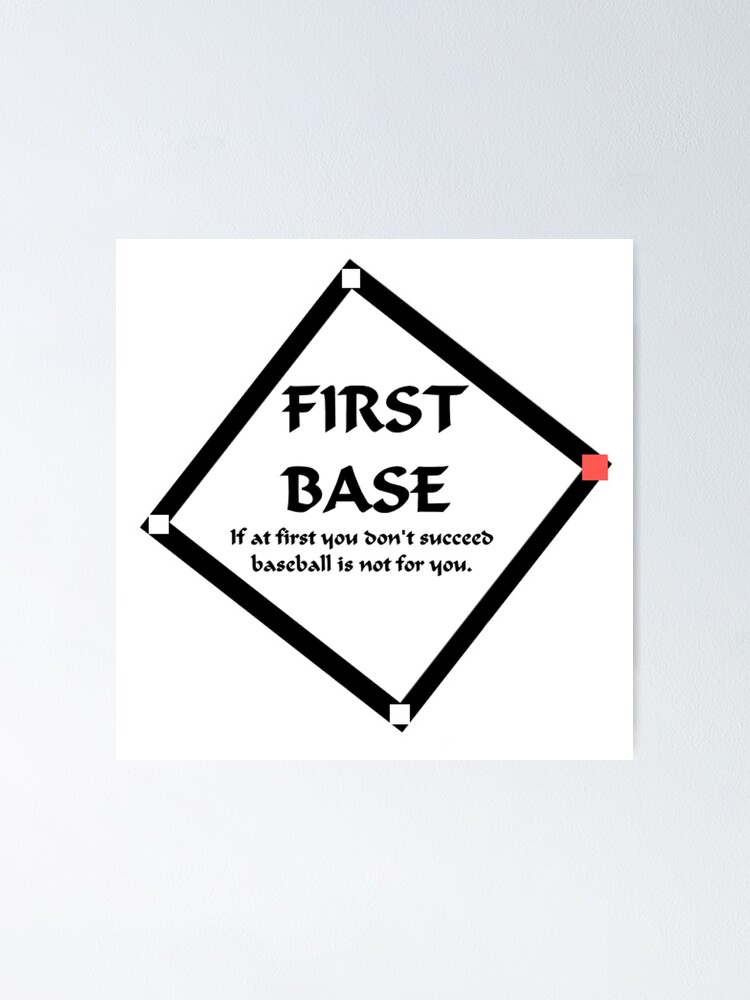 "First Base" Poster for Sale by WienArtist | Redbubble
