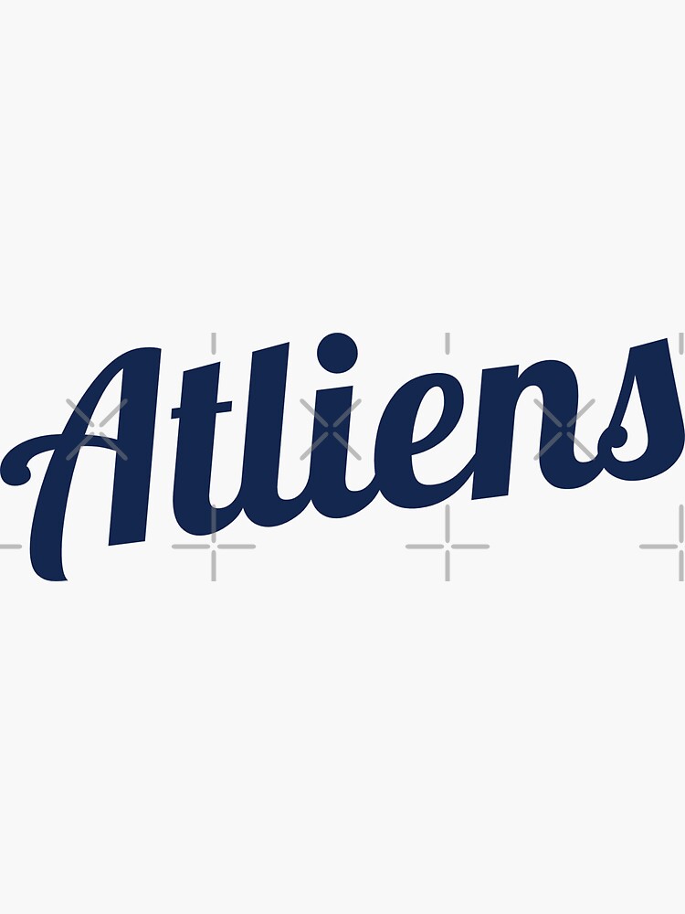 "Atliens" Sticker for Sale by LiunaticFringe | Redbubble
