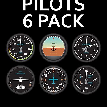 "Pilots Six Pack." iPad Case & Skin for Sale by Amber Aviation Lover ...